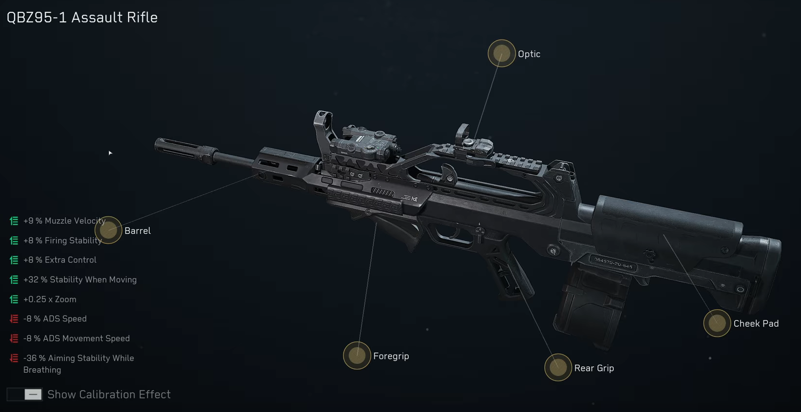 QBZ95-1 Assault Rifle-Warfare-6ENTKDO00U98BTLV400GS - Delta Force Build