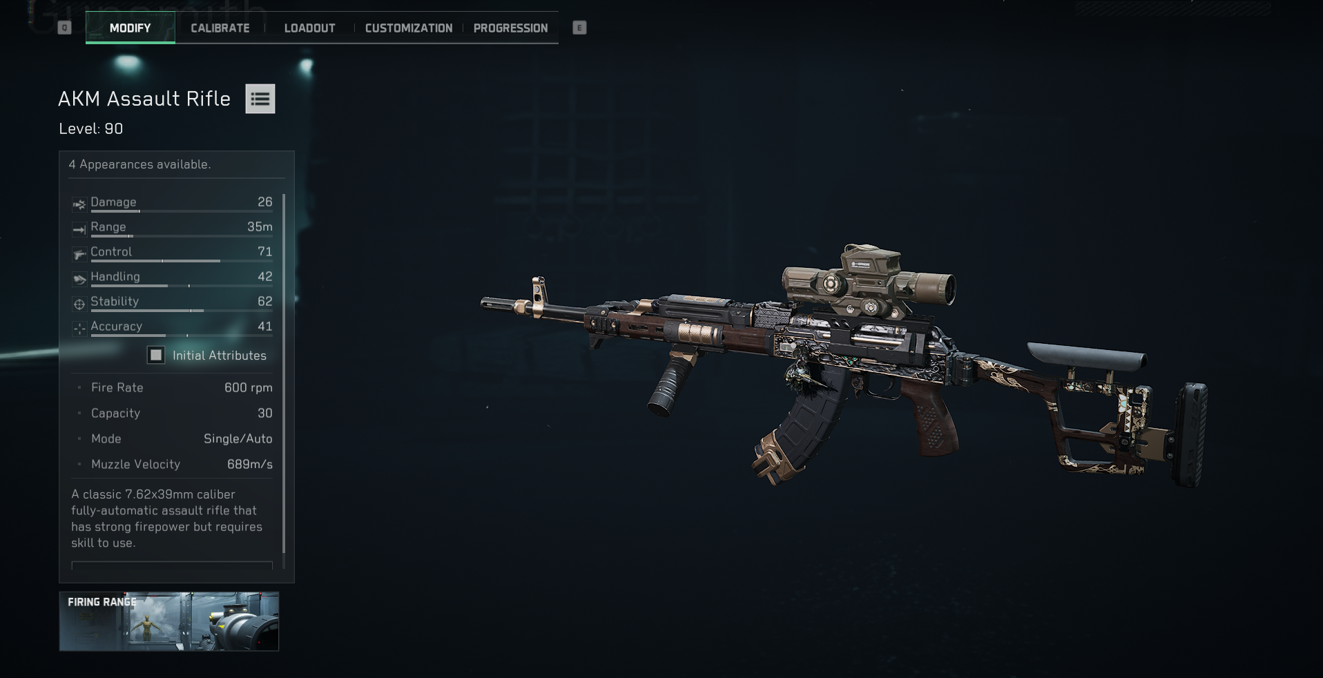 AKM Assault Rifle-Warfare-6HE0B9808M3TET99CEP38 - Delta Force Build
