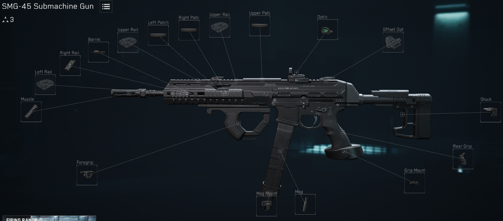 SMG-45 Submachine Gun-Warfare-6I2EA4G0EIPHRNLI0J8JI - Delta Force Build